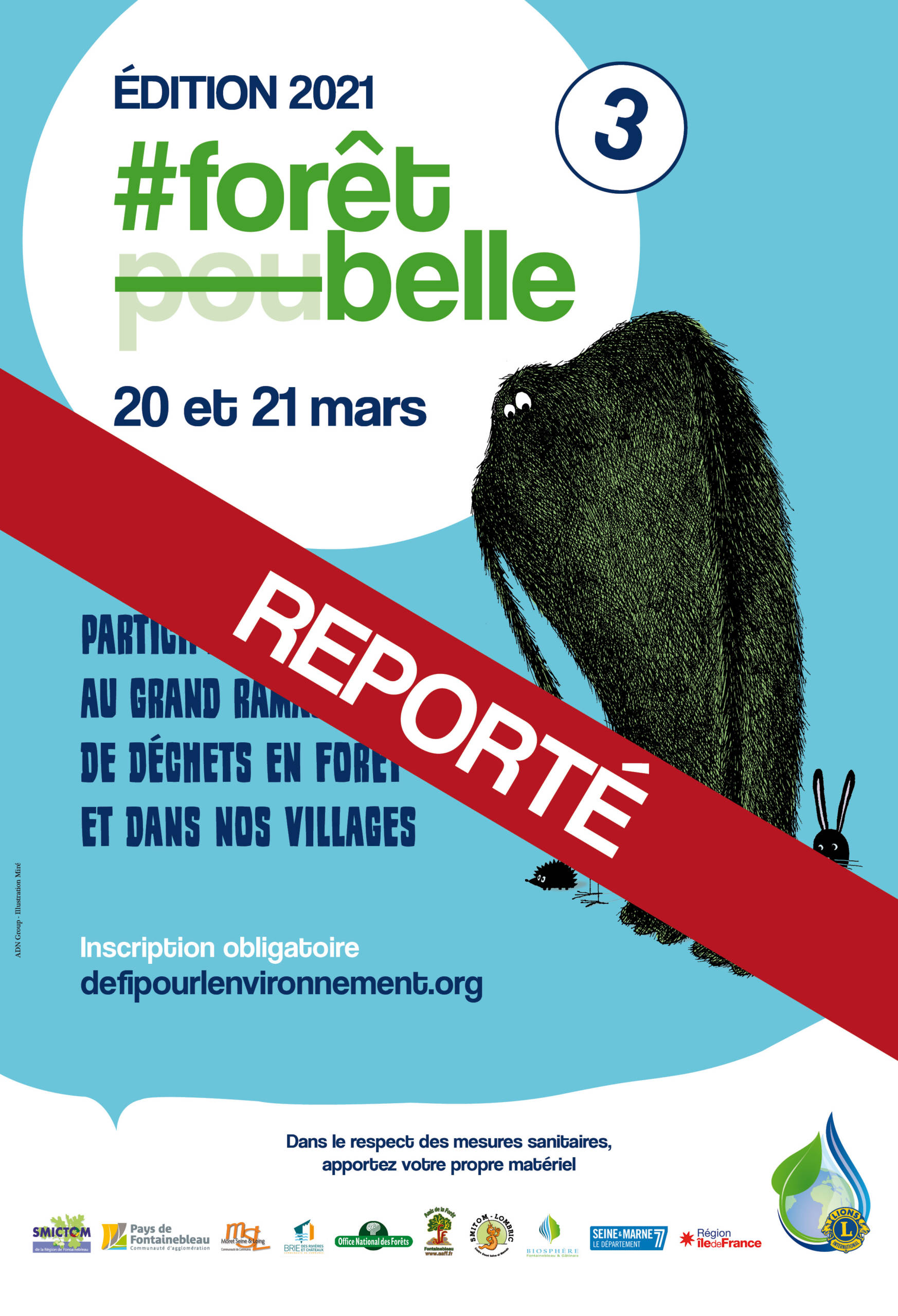 Report de la journée « forêt belle » – Le Vaudoué