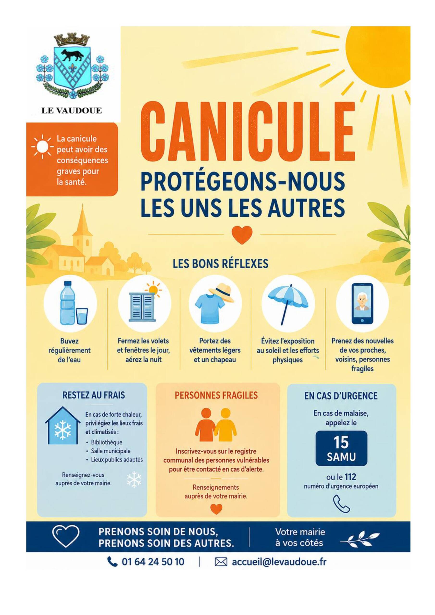 Canicule, protégeons-nous les uns les autres ! – Le Vaudoué
